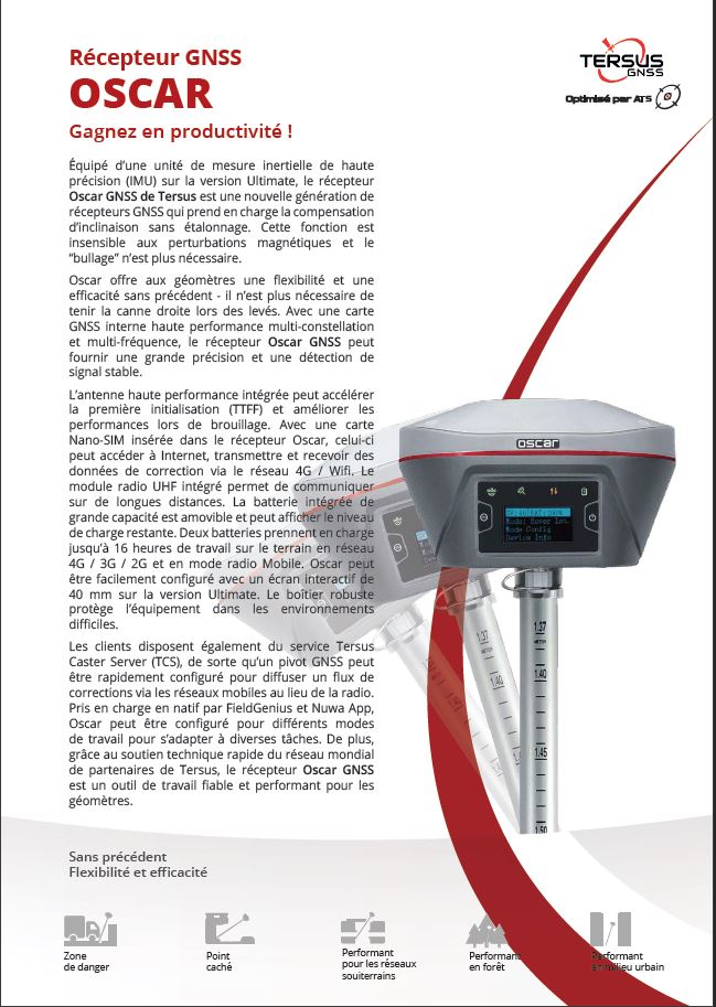 GNSS - Tersus - Oscar - e-prisme